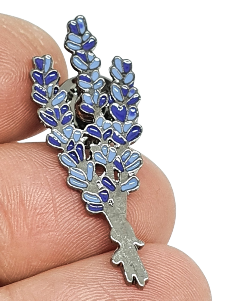 Lucky Heather Purple Pin Badge Brooch Lapel Badge Gypsy Heather Gift ...