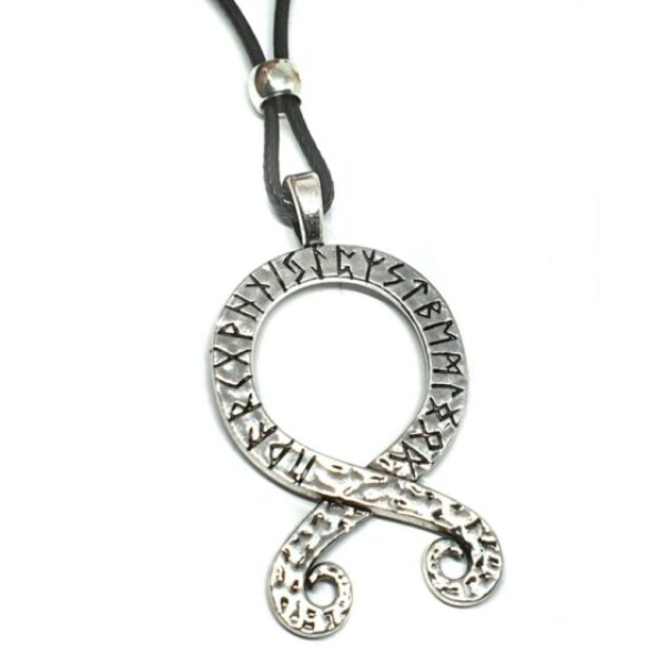Troll Cross Pendant Odal Norse Rune Amulet Protection Jewellery